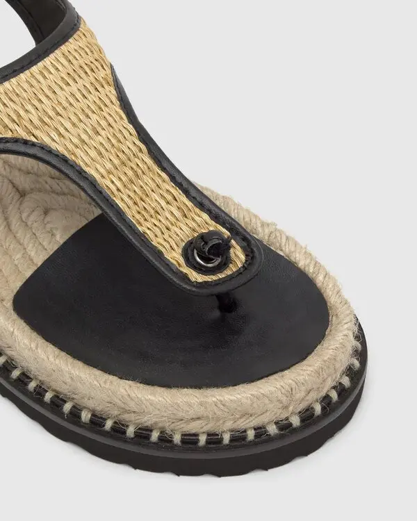 CastaÑer Open Toe Flat Sandals