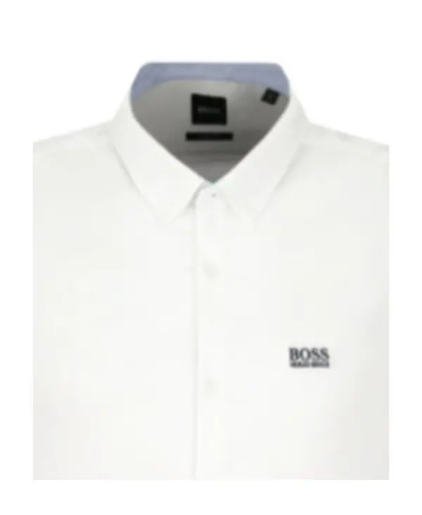 Hugo Boss Logo Detail Short-sleeved Shirt - White