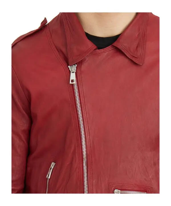 GIORGIO BRATO Leather Biker Jacket