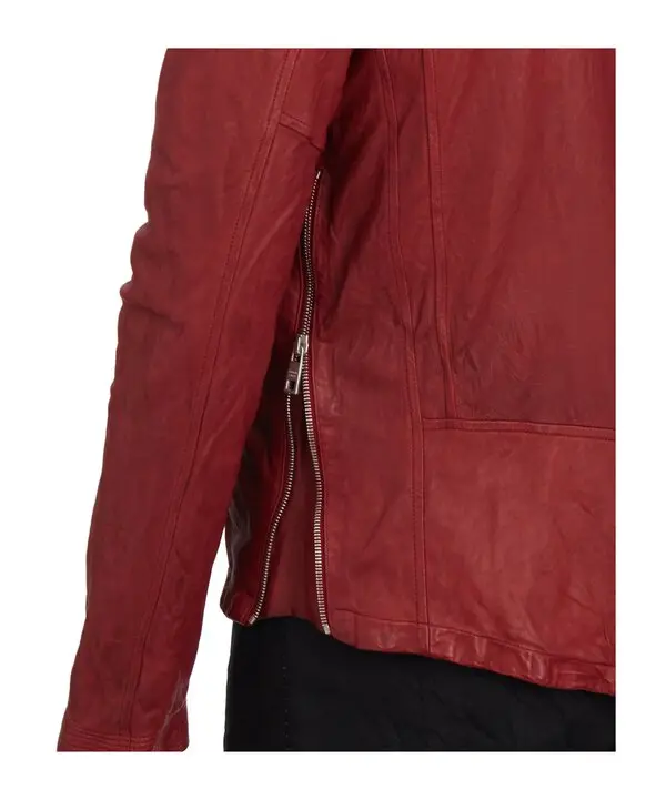 GIORGIO BRATO Leather Biker Jacket