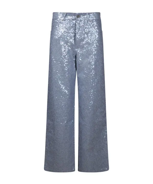 P.a.r.o.s.h Sequin Embellished Jeans - Gray
