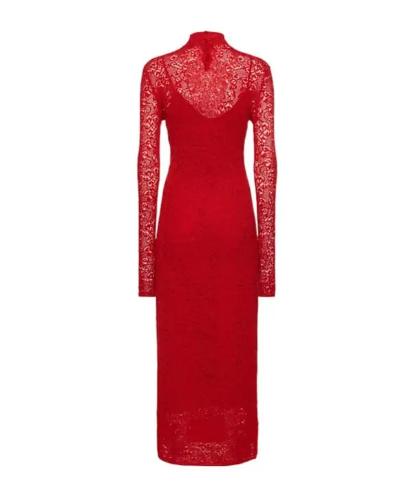 Gabriela Hearst Lethe Knitted Wool Blend Long Dress