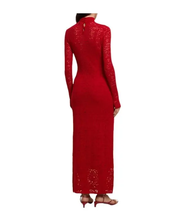 Gabriela Hearst Lethe Knitted Wool Blend Long Dress