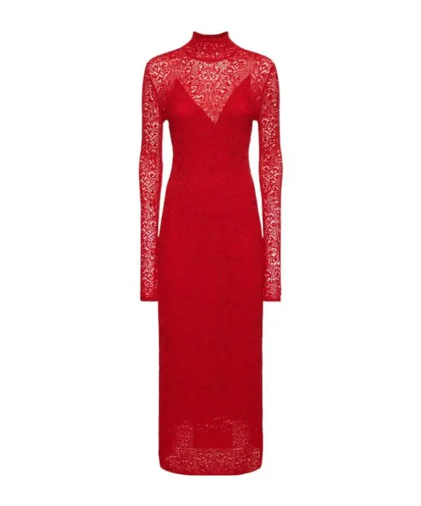 Gabriela Hearst Lethe Knitted Wool Blend Long Dress