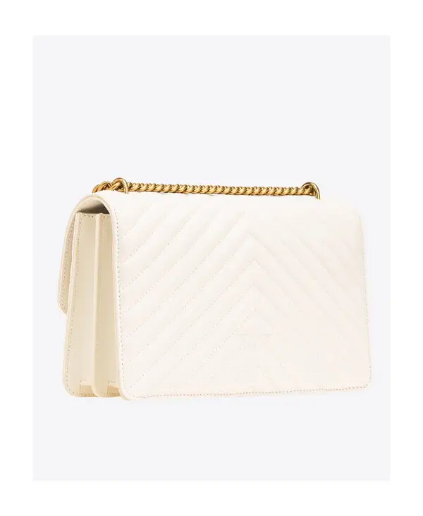 Pinko Classic Love One Chevron Crossbody Bag - Multicolor