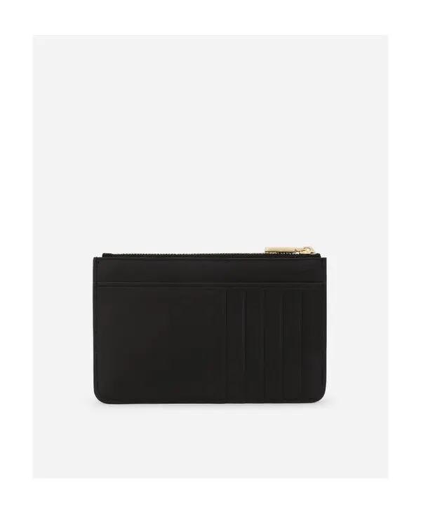 Dolce & Gabbana Dolce Gabbana Logo-plaque Card Holder - Black
