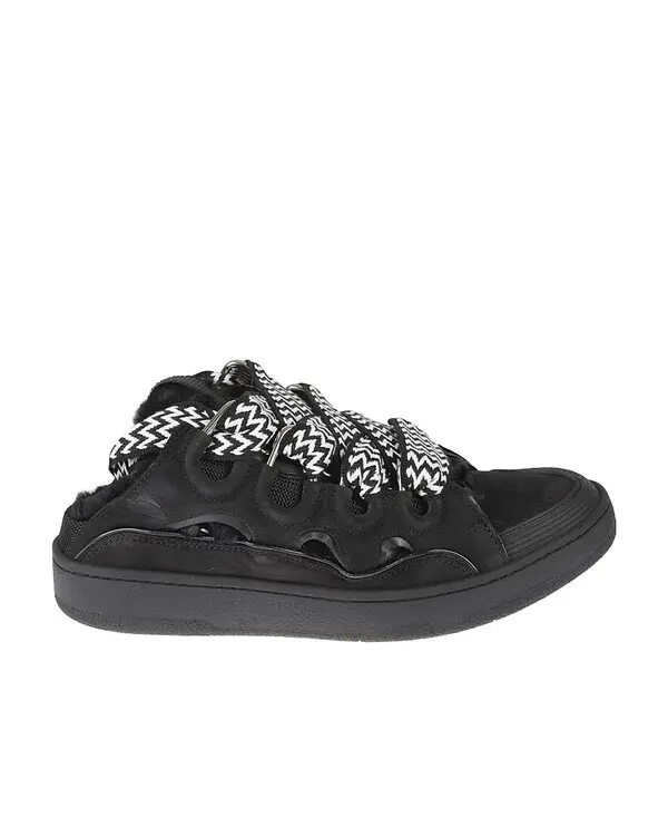 LANVIN Logo Casual Shoes - Black