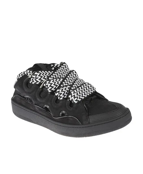 LANVIN Logo Casual Shoes - Black