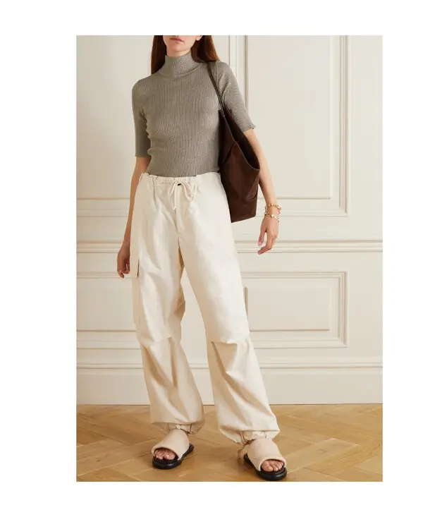 Brunello Cucinelli Metallic Ribbed Pullover
