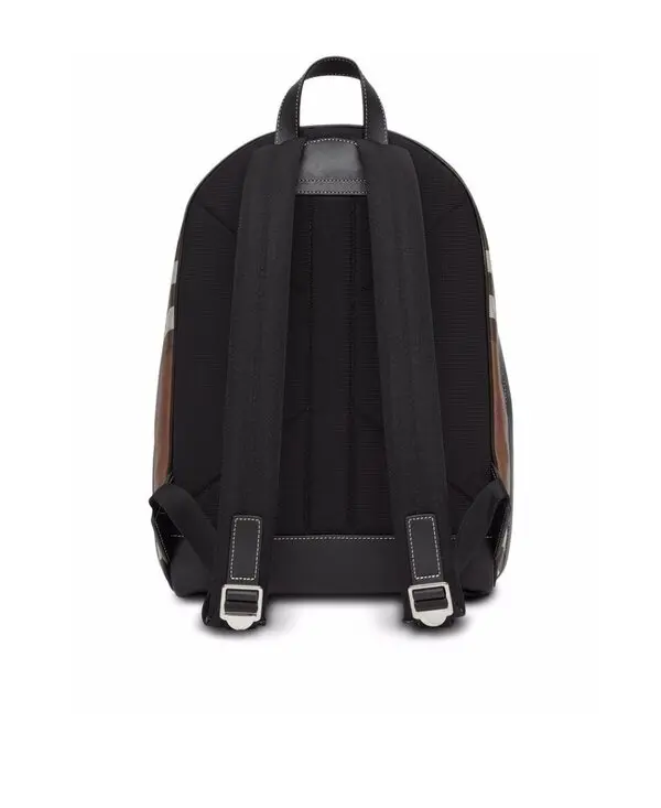 Burberry Check Patterned Zipped Backpack