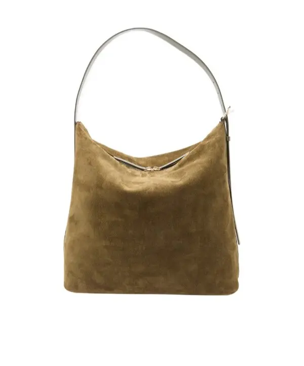 A.p.c. Flat Zip Shoulder Bag - Green