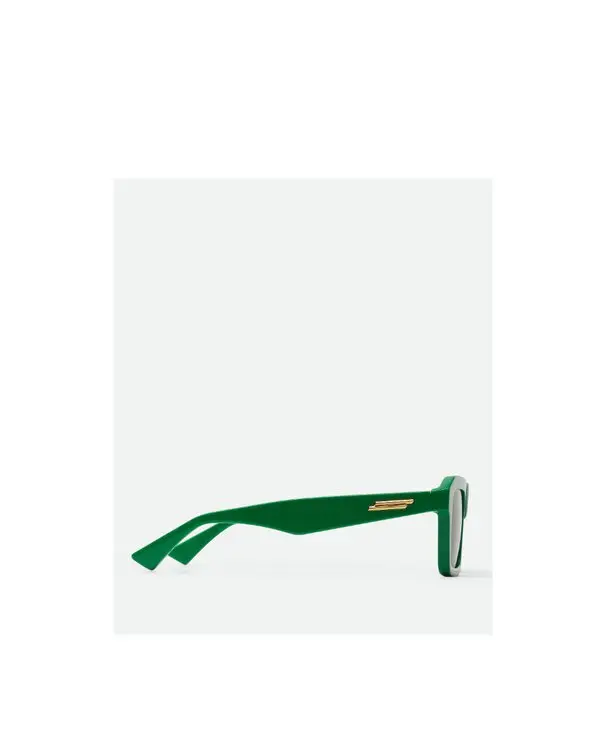 Bottega Veneta Square Frame Sunglasses - Green