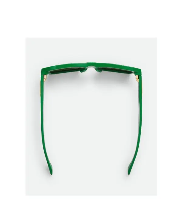 Bottega Veneta Square Frame Sunglasses - Green