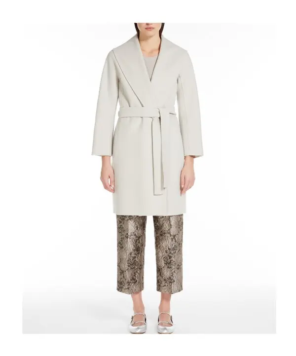 Max Mara Belted Long-sleeved Coat - No