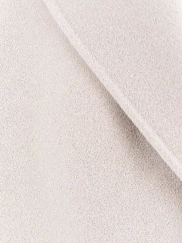 Max Mara Belted Long-sleeved Coat - White