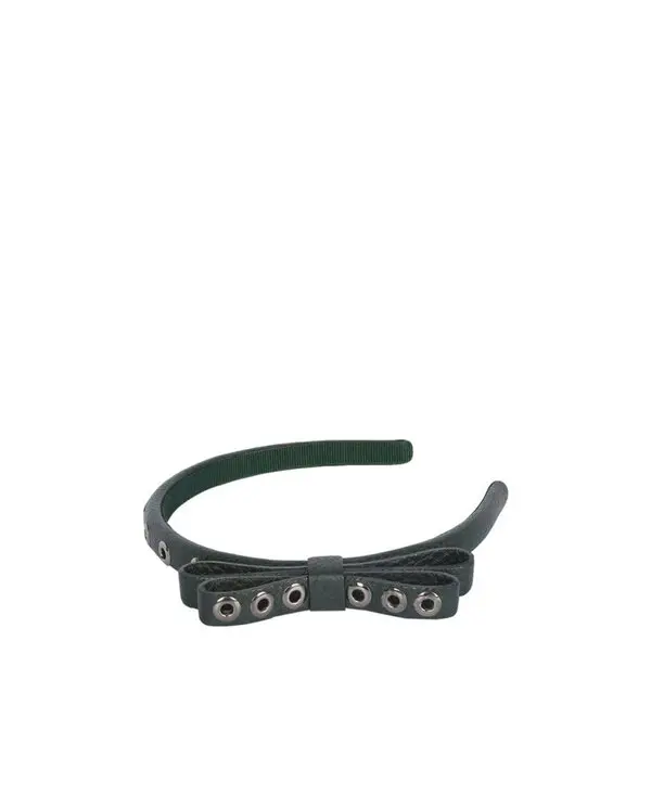 Red Valentino Logo Detail Headband - Black