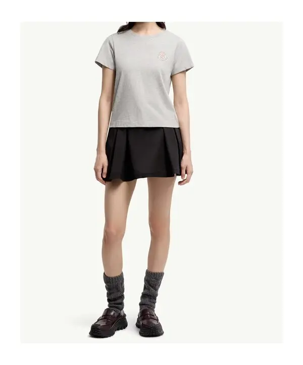 Moncler Crewneck Short-sleeved T-shirt With Logo