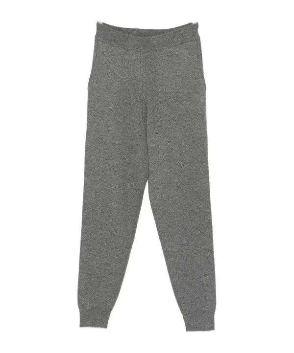 Loulou De Saison Elastic-cuffed Cashmere Trousers - Gray