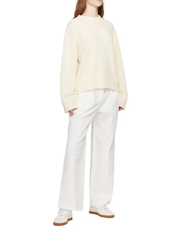 TOTEME Crew Neck Drop Shoulder Jumper