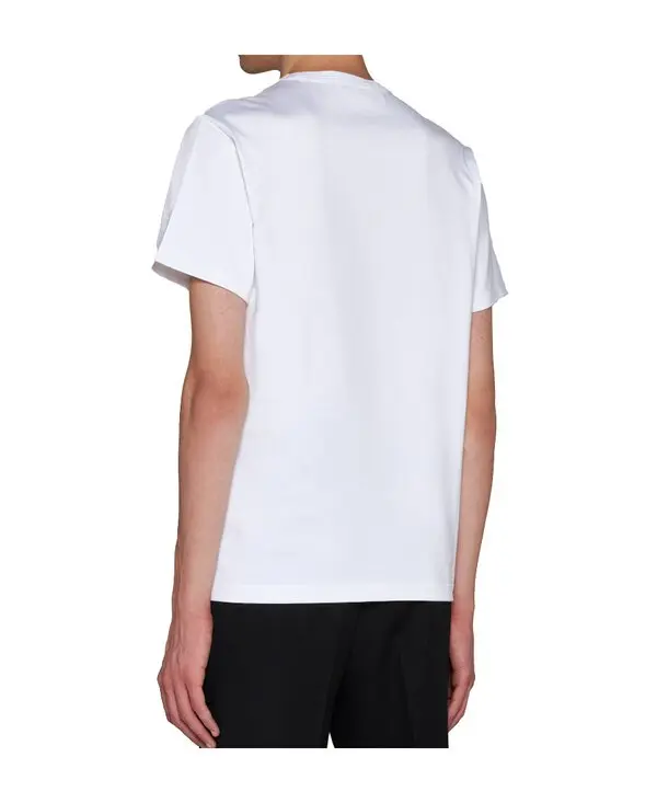 Alexander McQueen Graphic Printed Crewneck T-shirt - White