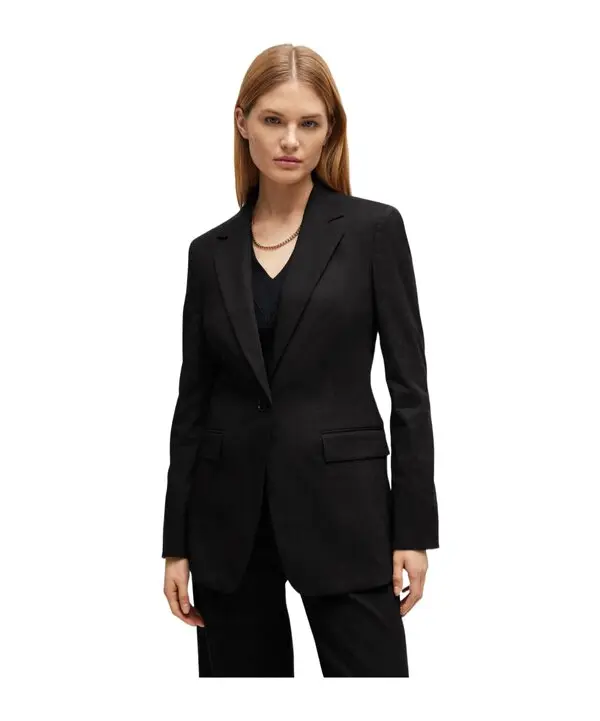 Hugo Boss Long-sleeved Suit Coat - Black