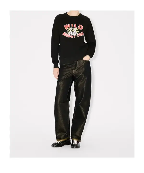 Kenzo Wild Tiger Printed Crewneck Sweatshirt