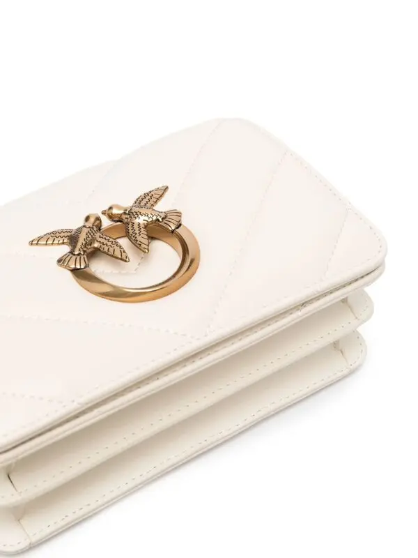 Pinko Love Click Logo-engraved Mini Crossbody Bag