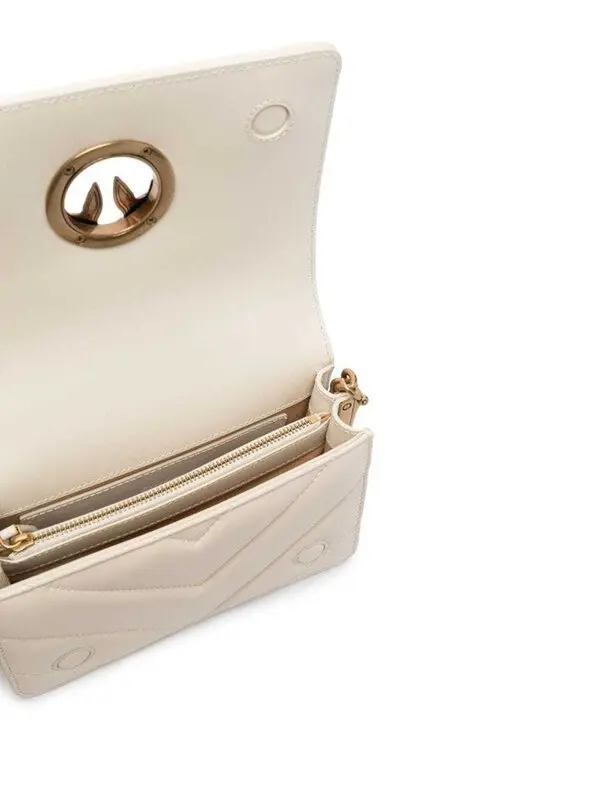 Pinko Love Click Logo-engraved Mini Crossbody Bag
