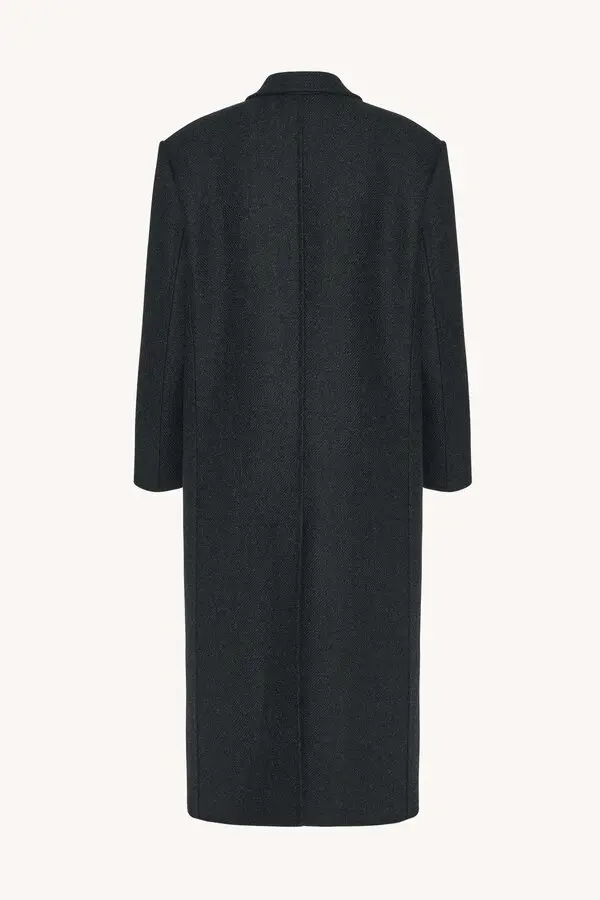 THE ROW Hariet Double-breasted Mid-length Coat