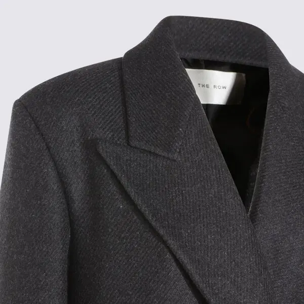 THE ROW Hariet Double-breasted Mid-length Coat