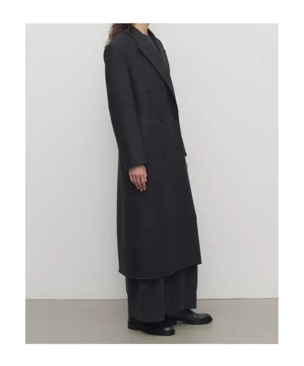 THE ROW Hariet Double-breasted Mid-length Coat