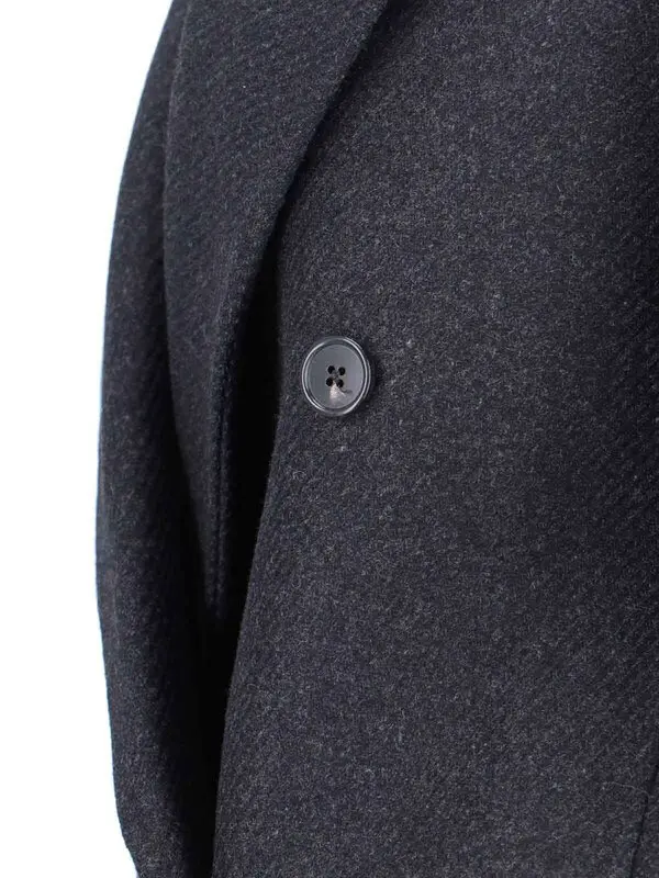 THE ROW Hariet Double-breasted Mid-length Coat