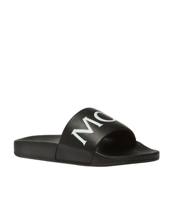 Moncler Logo Embossed Slides