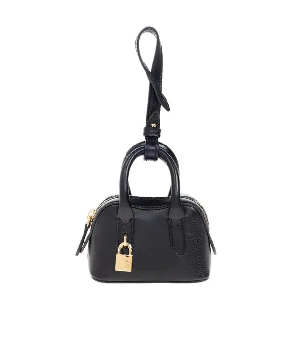 Stella McCartney Padlock Detail Mini Handbag - Black