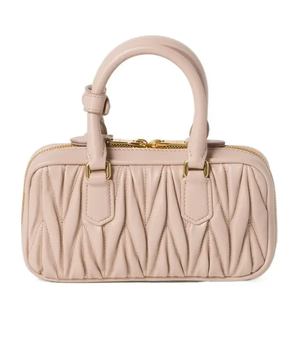 Miu Miu Arcadie Matelassé Nappa Leather Mini Bag