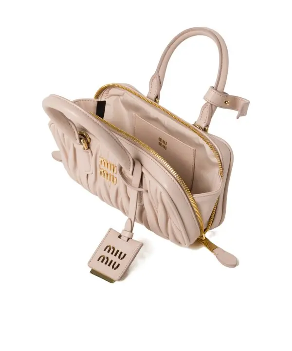 Miu Miu Arcadie Matelassé Nappa Leather Mini Bag