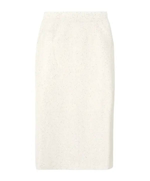 Alessandra Rich Slit Midi Skirt