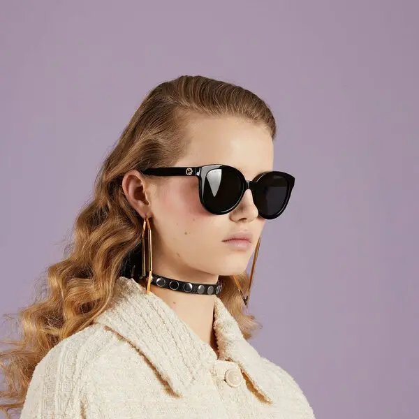 Gucci Cat Eye Sunglasses - Gray