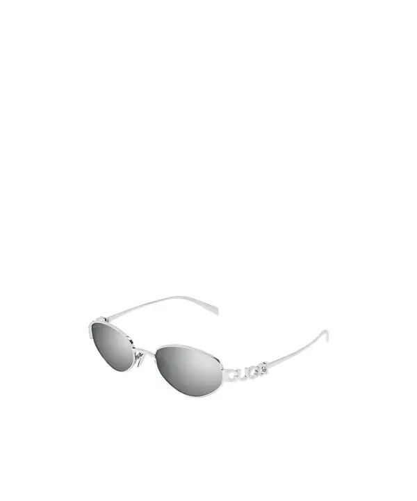 Gucci Oval Frame Sunglasses - Gray