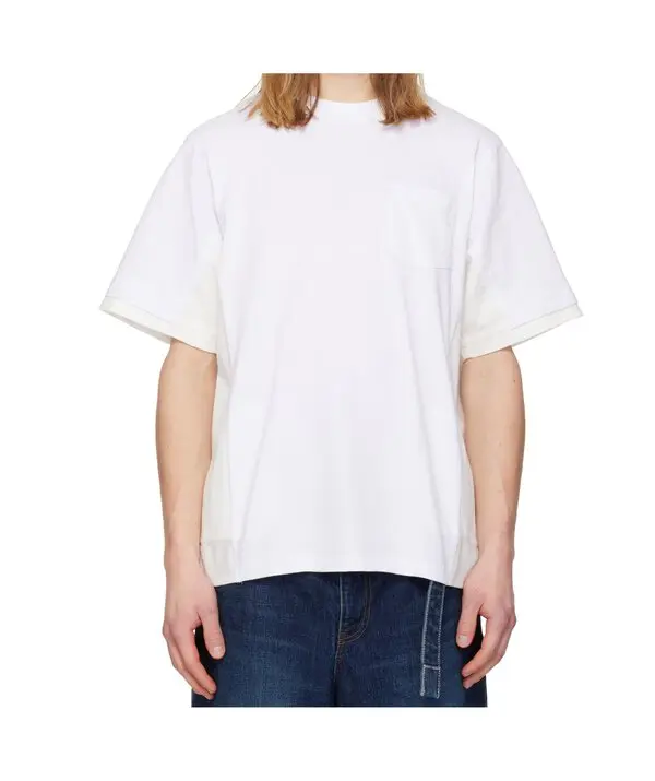 Sacai Contrast Panel Pocket T-shirt
