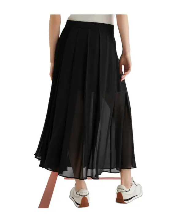 Marella Pleated Midi Skirt