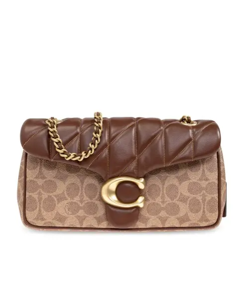COACH Tabby Quilted Shoulder Bag - Brown