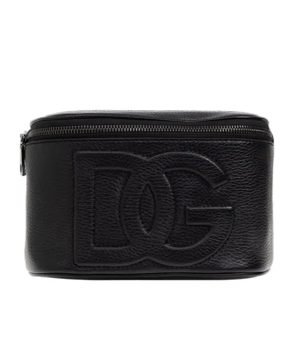 Dolce & Gabbana Dolce Gabbana 3d-effect Dg Logo Belt Bag - Black