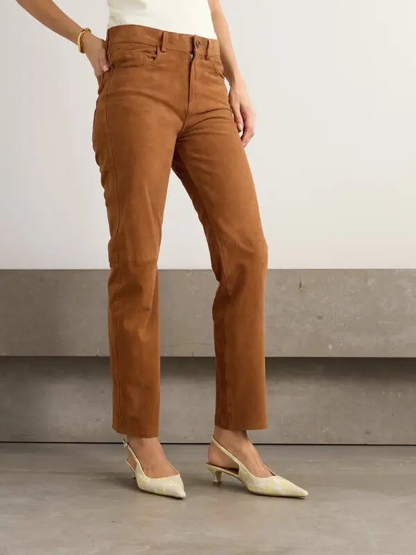 BLAZÉ MILANO Straight Leg Pants With Belt Loops