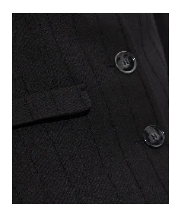 AVAVAV Petite Pinstripe Fitted Jacket