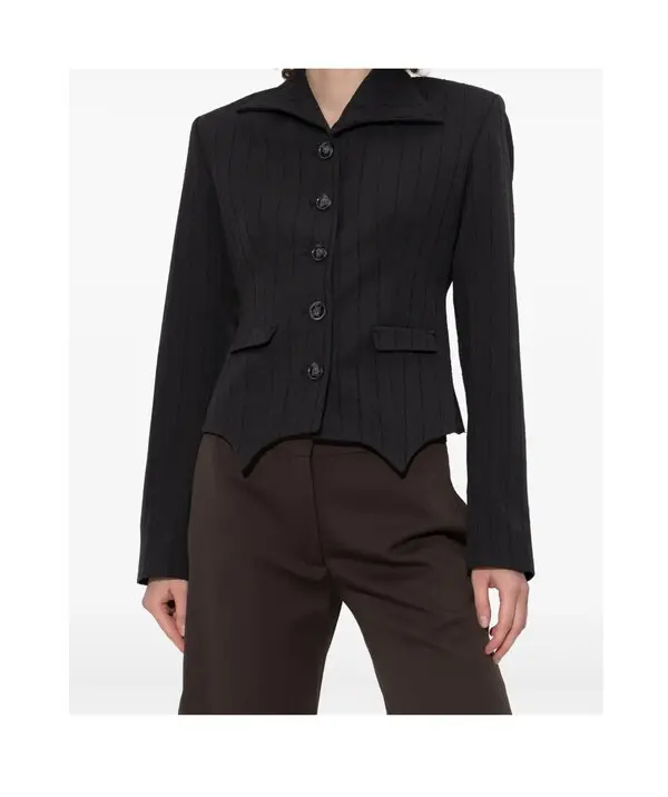 AVAVAV Petite Pinstripe Fitted Jacket