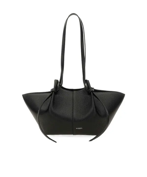 Yuzefi Mochi Logo Printed Tote Bag - Black