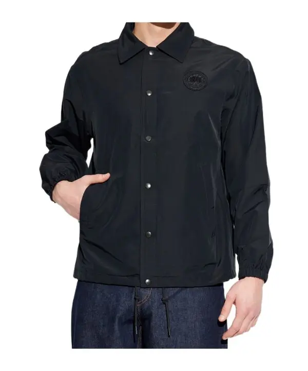 Canada Goose Logo-patch Jacket - Black