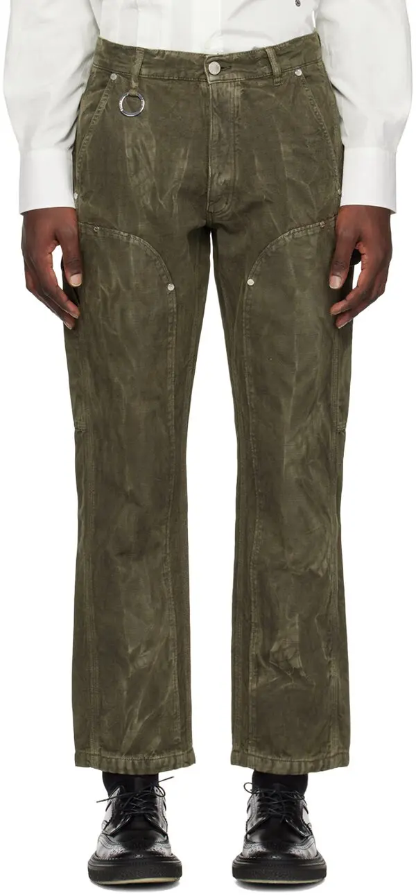 ETUDES Studio Logo Patch Jeans