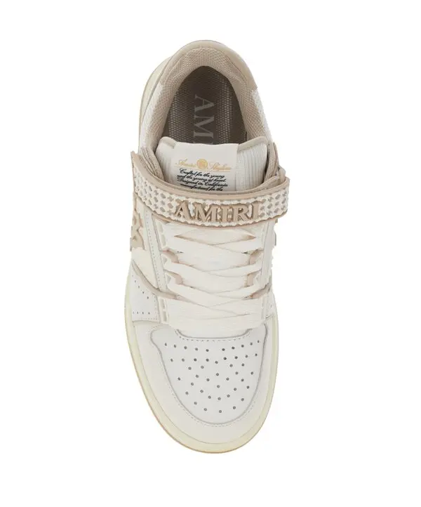 Amiri Ma Skyline Logo Patch Sneakers - White